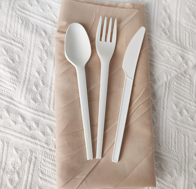 Greenworks HJ-PLA-1890(CWN)CPLA biodegradable cutlery,eating utensils environmentally friendly ...